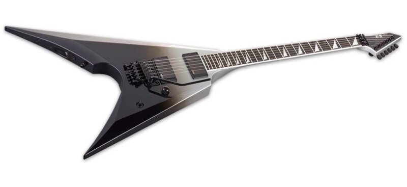 ESP E-II Arrow, Black Silver Fade - Incognito Guitars